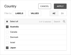 Customize Search in Flexmonster Pivot Tables & Charts